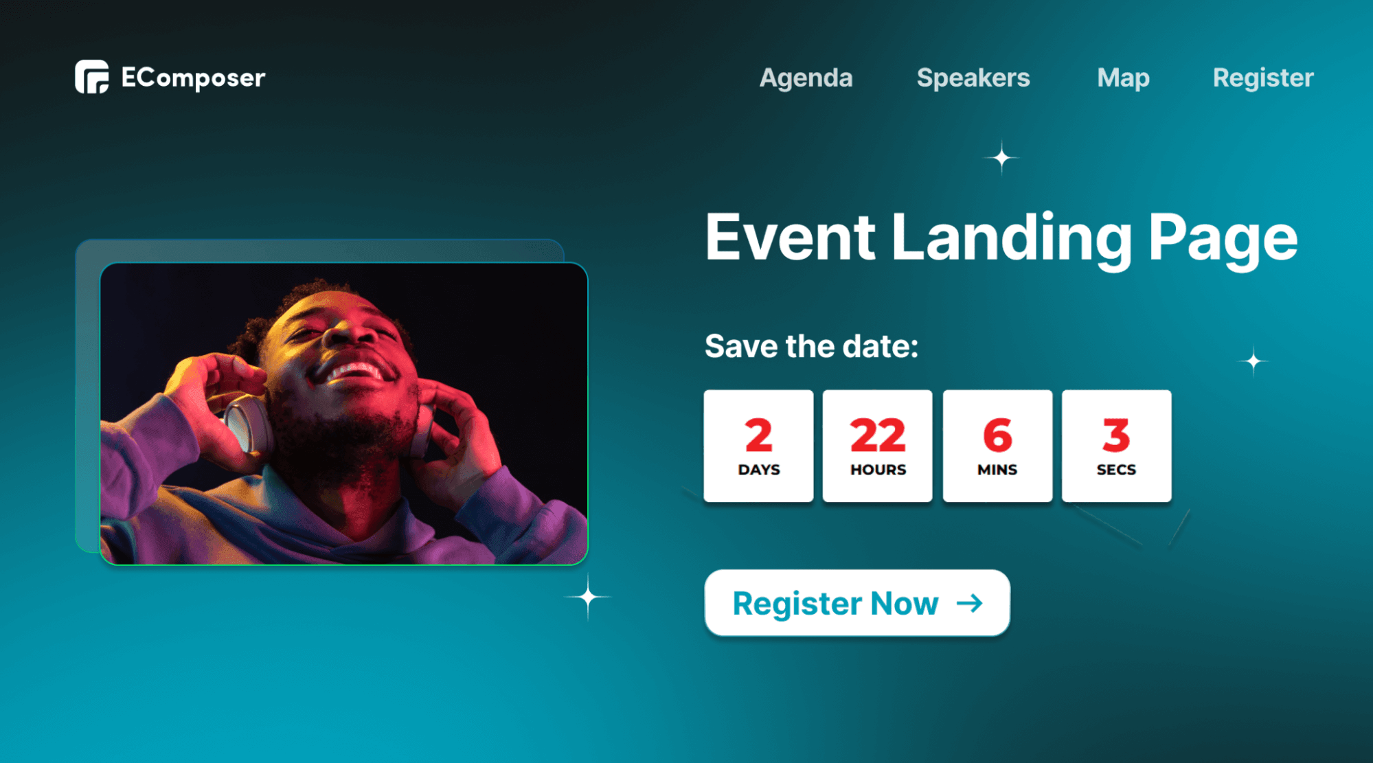 How To Build Event Landing Page Best Examples Ecomposer