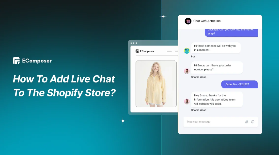 How To Add Live Chat To The Shopify Store? – EComposer