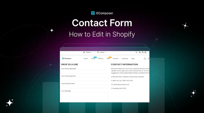 How to Edit Contact Forms in Shopify: A Step-by-Step Guide – EComposer