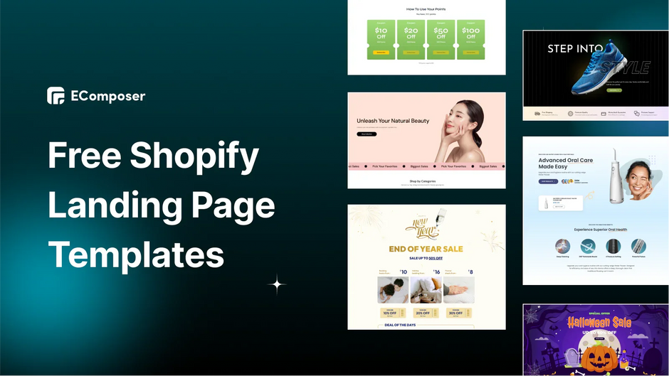 20+ FREE Stunning Shopify Page Templates for Any Industries – EComposer