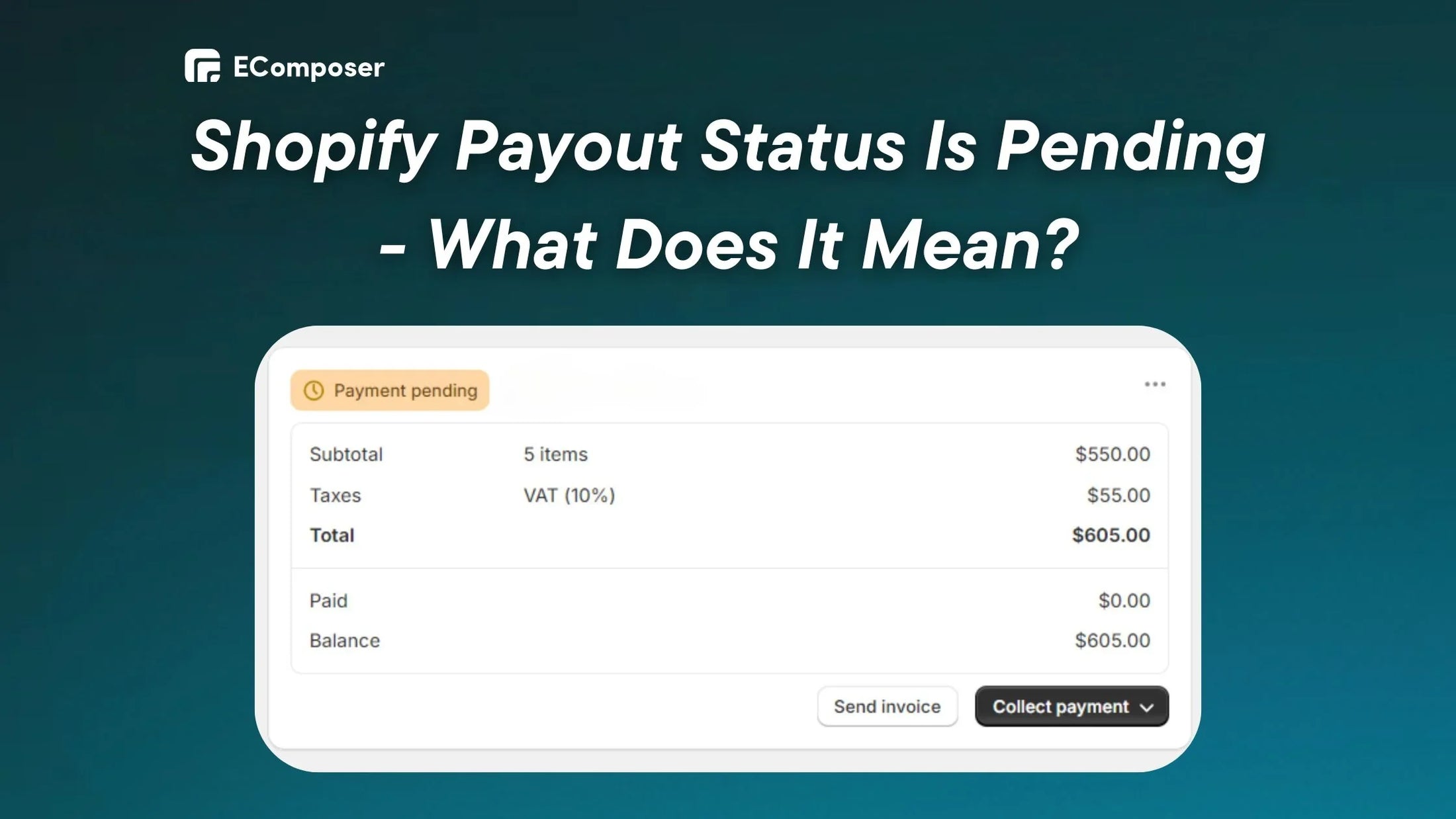 Why Shopify Payout Status Is Pending - What Does It Mean? – EComposer