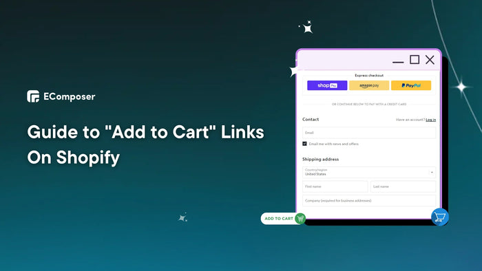 Guide to Shopify "Add to Cart" Links (With & Without Variants) – EComposer