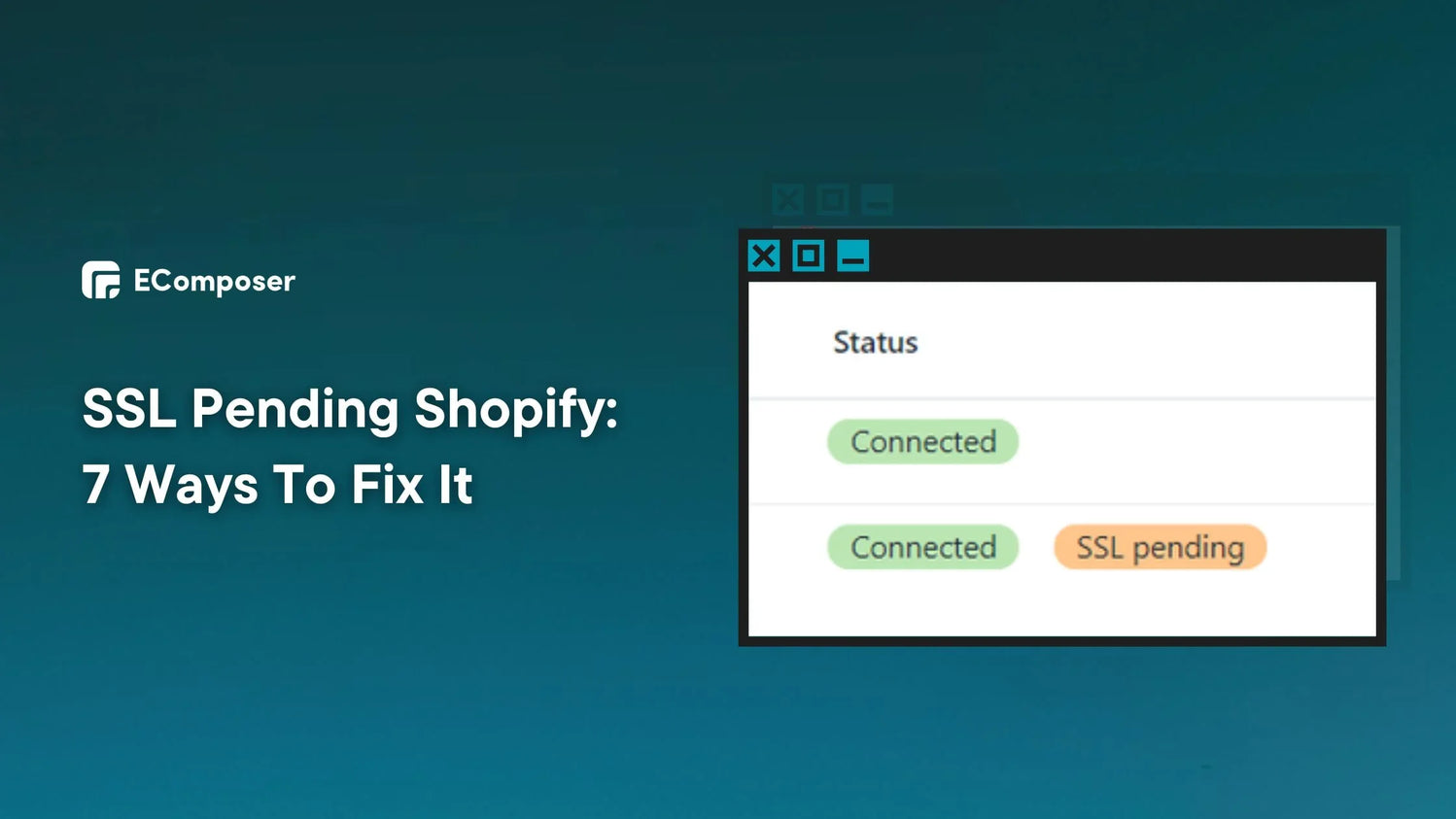 SSL Pending Shopify: How To Check & 7 Ways To Fix It – EComposer